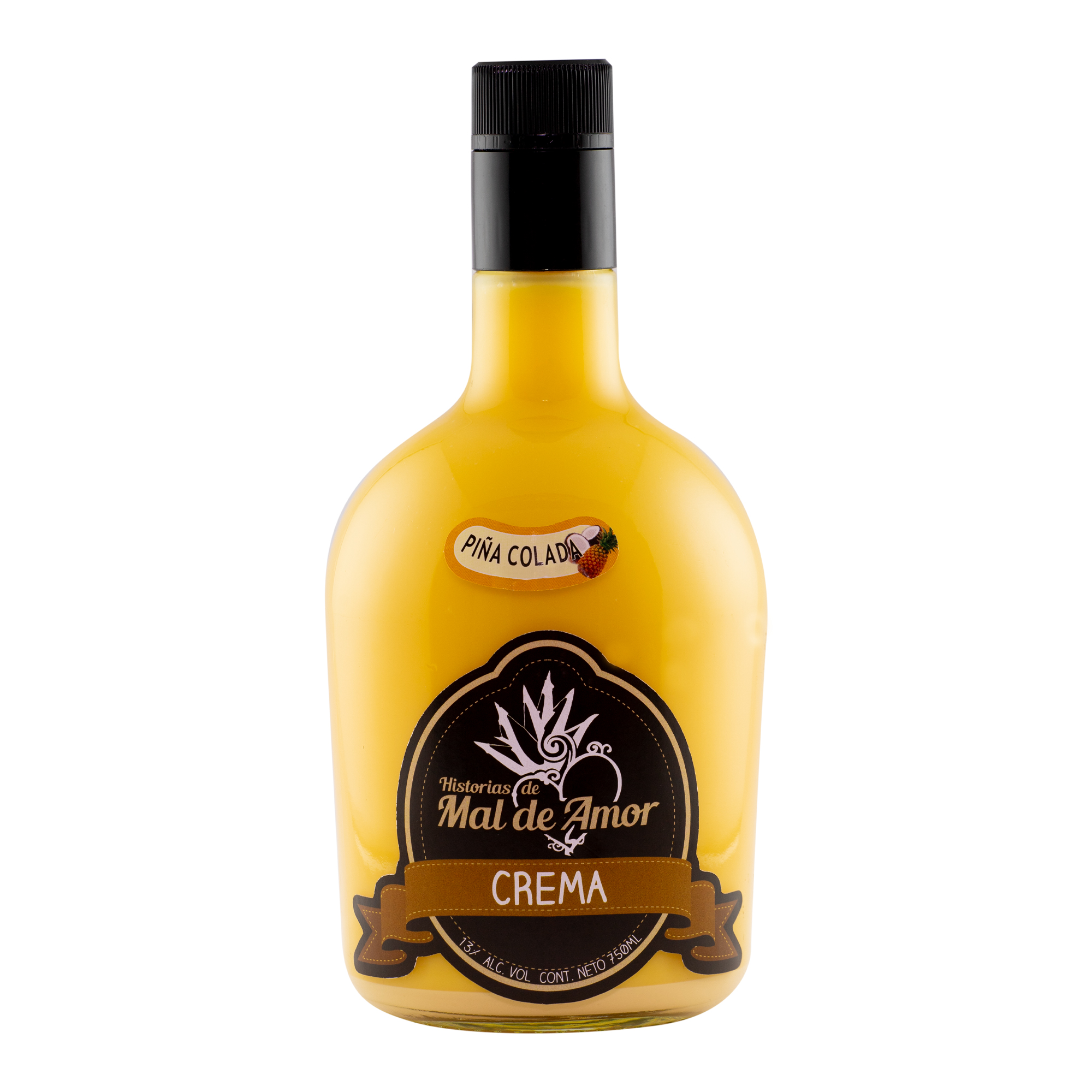 Crema de Mezcal Piña Colada 750 ml – Mezcal Mal de Amor
